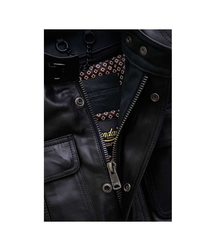 Le Concorde - Italian leather motorcycle jacket by ORIGINAL DRIVER