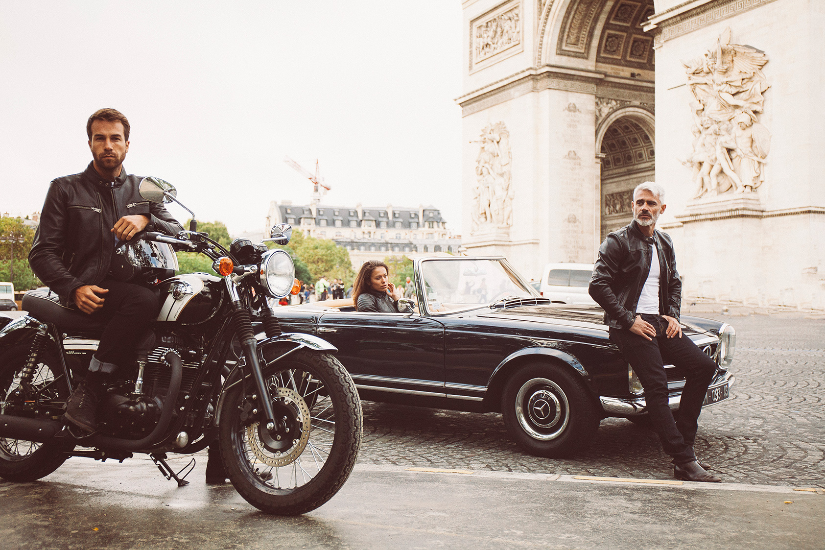 L'Arsenal par ORIGINAL DRIVER - Blouson Moto en cuir distingué